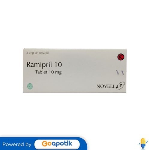 Jual Ramipril Novell 10 Mg Box 30 Tablet | Shopee Indonesia