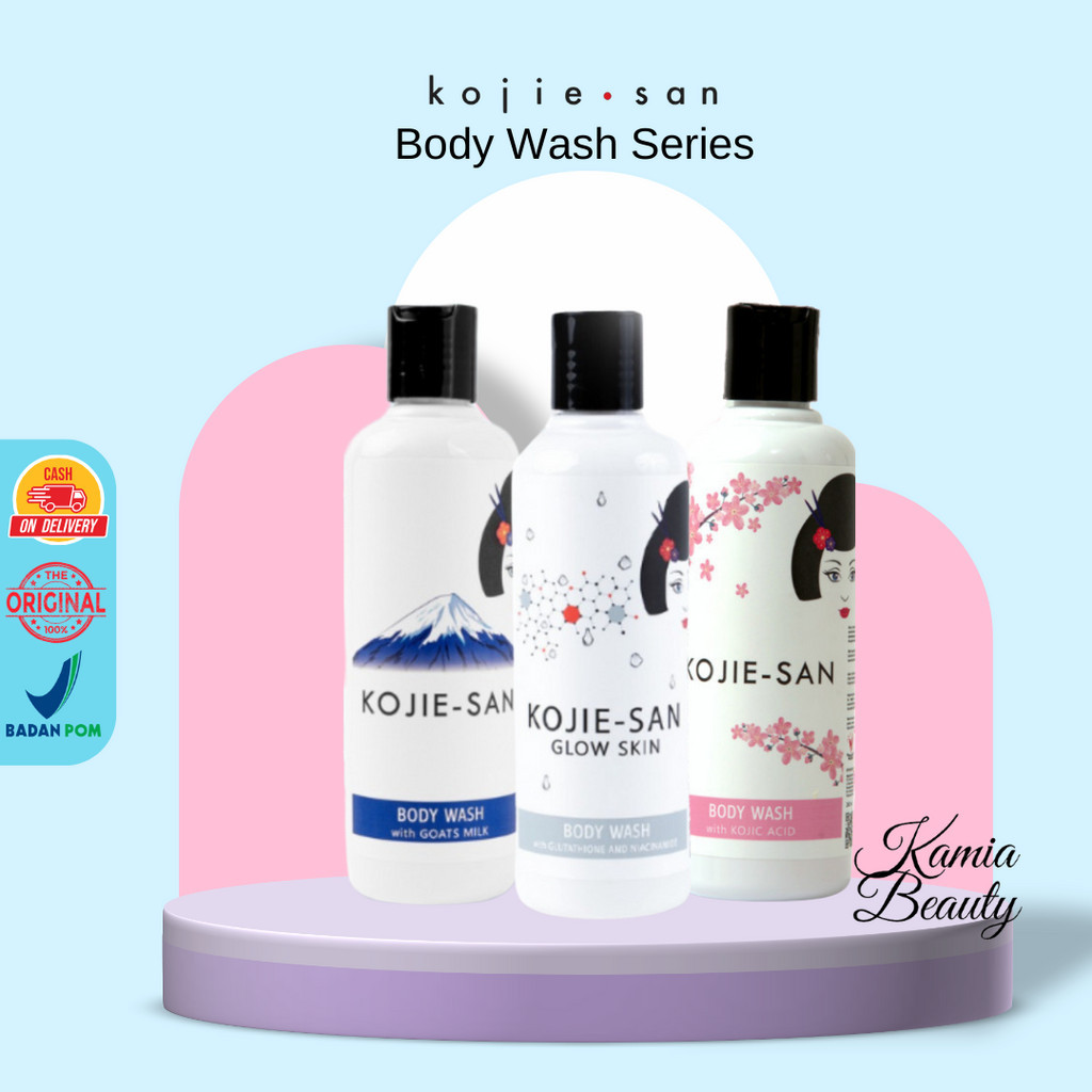 Jual Kamia Kojie-San Body Wash Series - Kojic Acid | Goat Milk | Glow ...