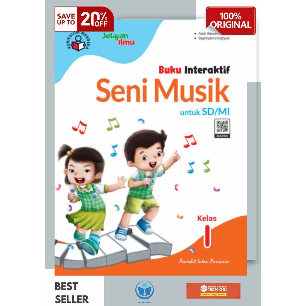 Jual Buku Paket Interaktif Seni Musik SD Kelas 1 Kurikulum Merdeka Intan pariwara Tahun 2024 ...