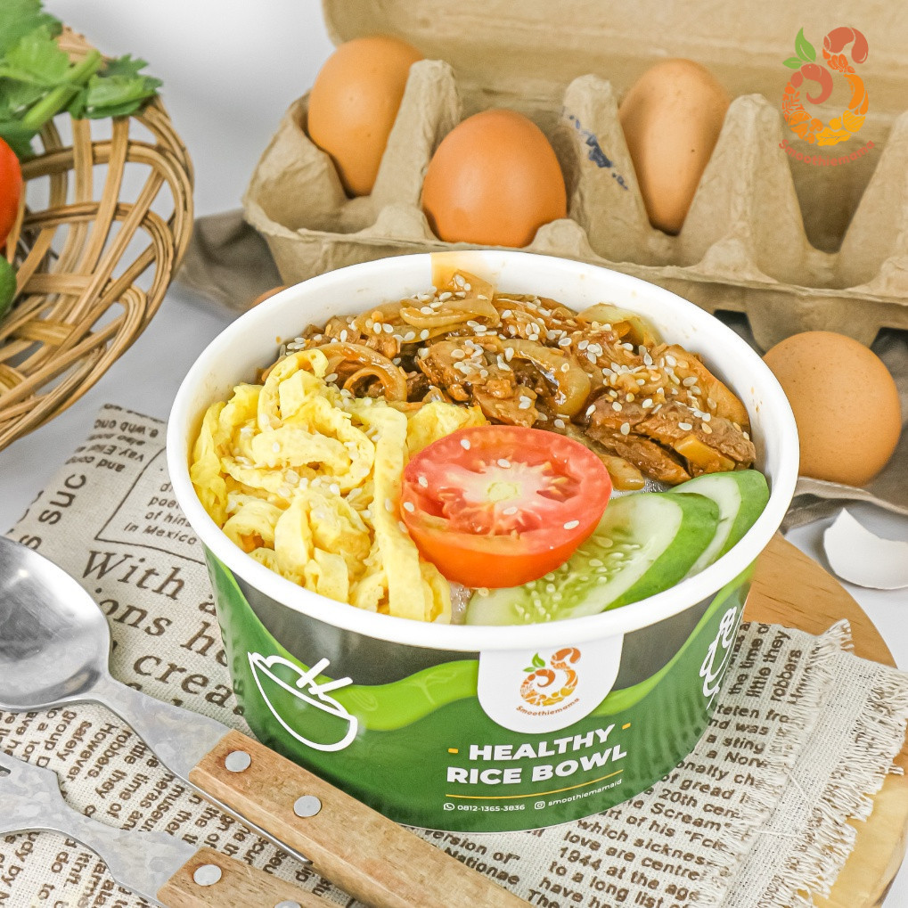 Jual Nasi Box HEALTHY RICE BOWL CHICKEN Nasi Catering Paket Nasi ...