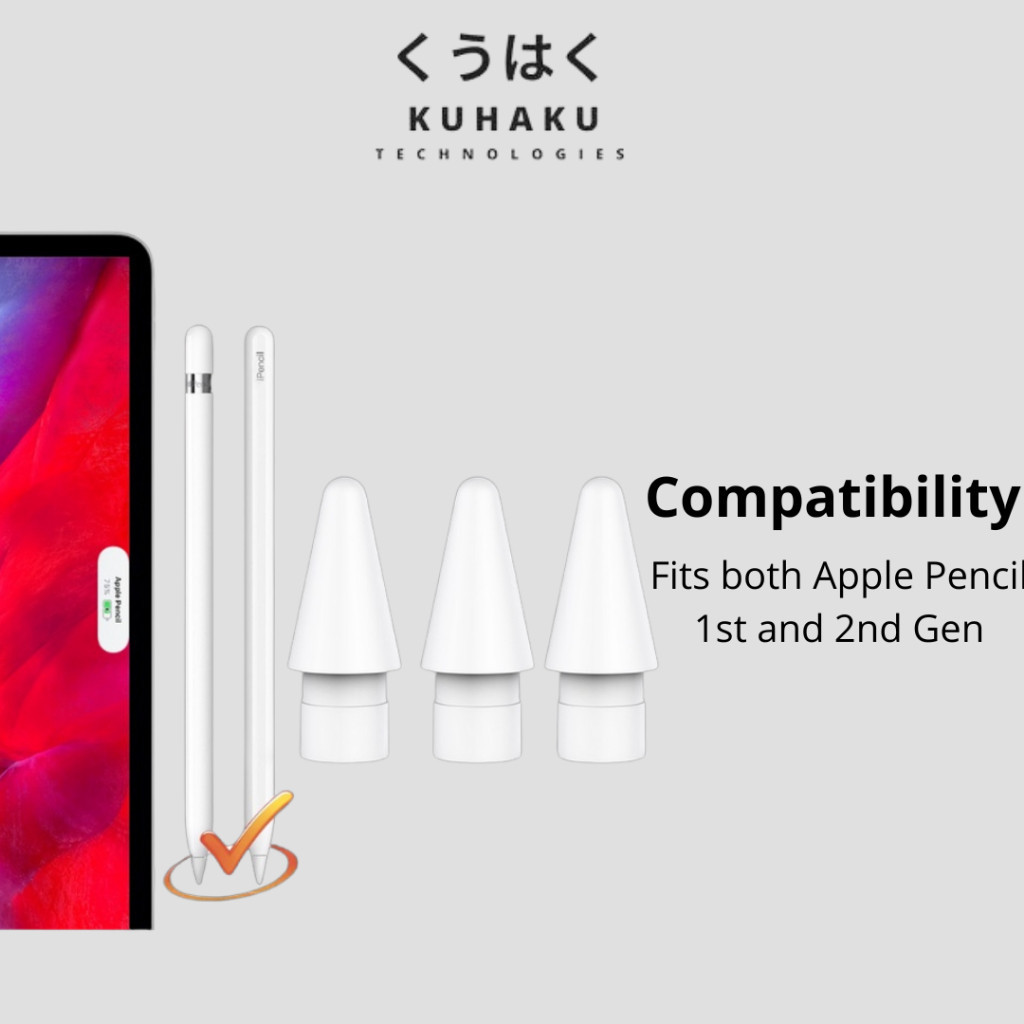 Jual Kuhaku - Nib Tips for Apple Pencil 1&2 Gen Replacement Apple ...