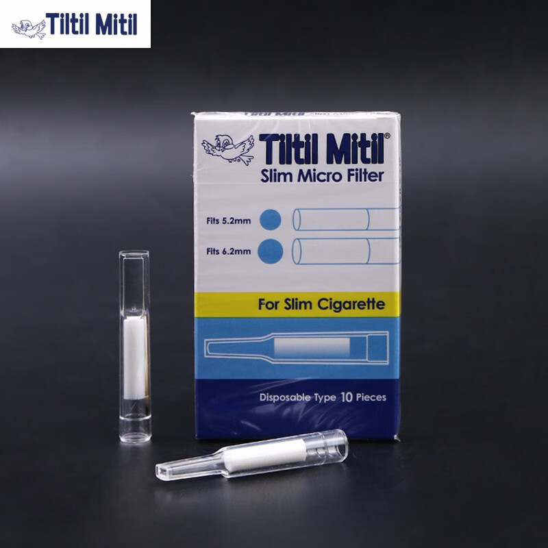 Jual Pipa Tiltil Mitil Holder Slim Micro Filter Isi 10 Pipa 3880-1 ...