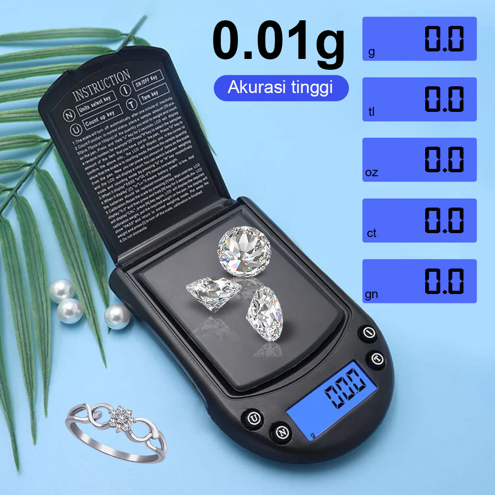 Jual Timbangan Emas Pocket Digital/Timbangan Perhiasan Digital Mini ...