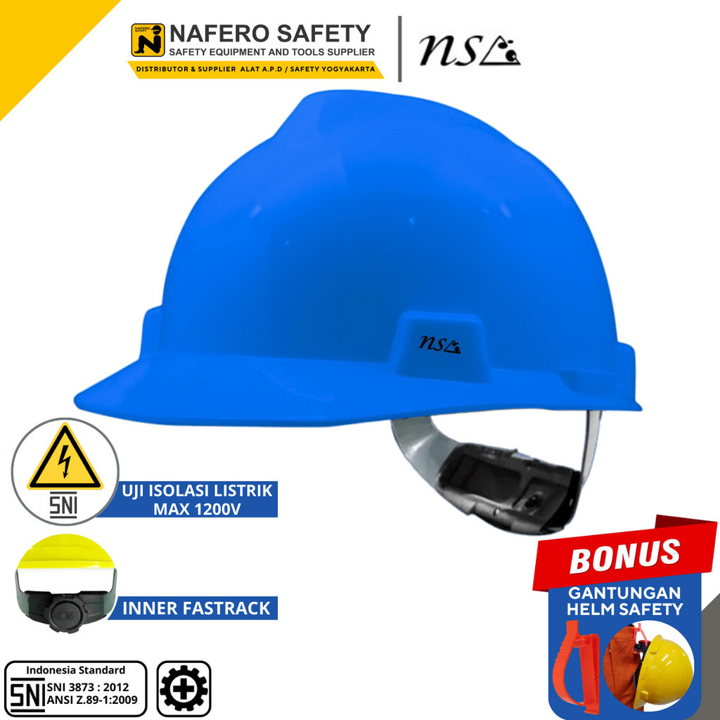 Jual Helm Safety NSA V-Gard Tipe 806 Original Fastrack Listrik Electric ...