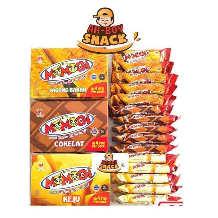 Jual MOMOGI BOX ECER Rp 500 ISI ( 20 BUNGKUS X 5 GRAM ) JAGUNG BAKAR ...