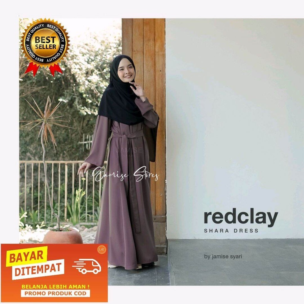 Jual RAMADHAN SALE BELI 1 GRATIS 1 2024 GAMIS ABAYA SHARA REDCLAY BY ...