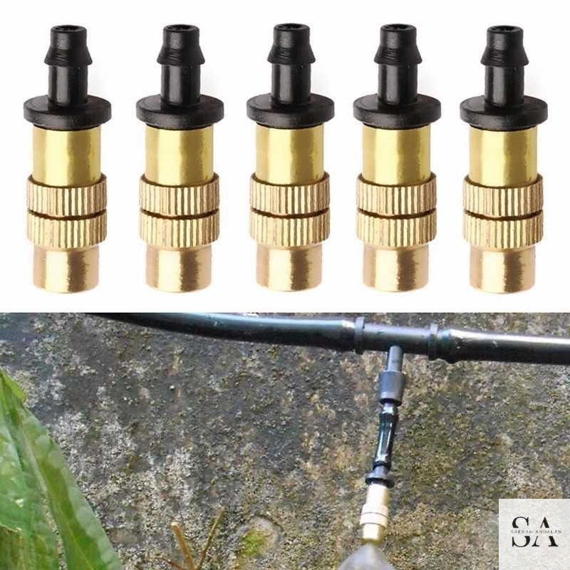 Jual Water Mist Sprinkler Irigasi Air Taman Nozzle 1 Hole 10PCS ...