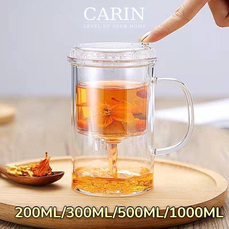 Jual 1000ml Coffee Maker Tea Infuser Cangkir Teh Kopi dengan Saringan ...