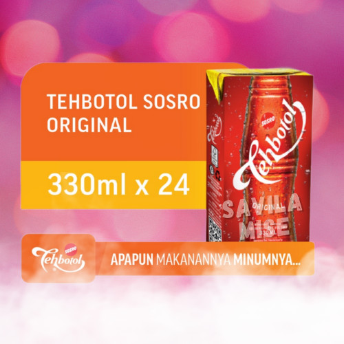 Jual TEH BOTOL SOSRO KOTAK 330 ML | Shopee Indonesia