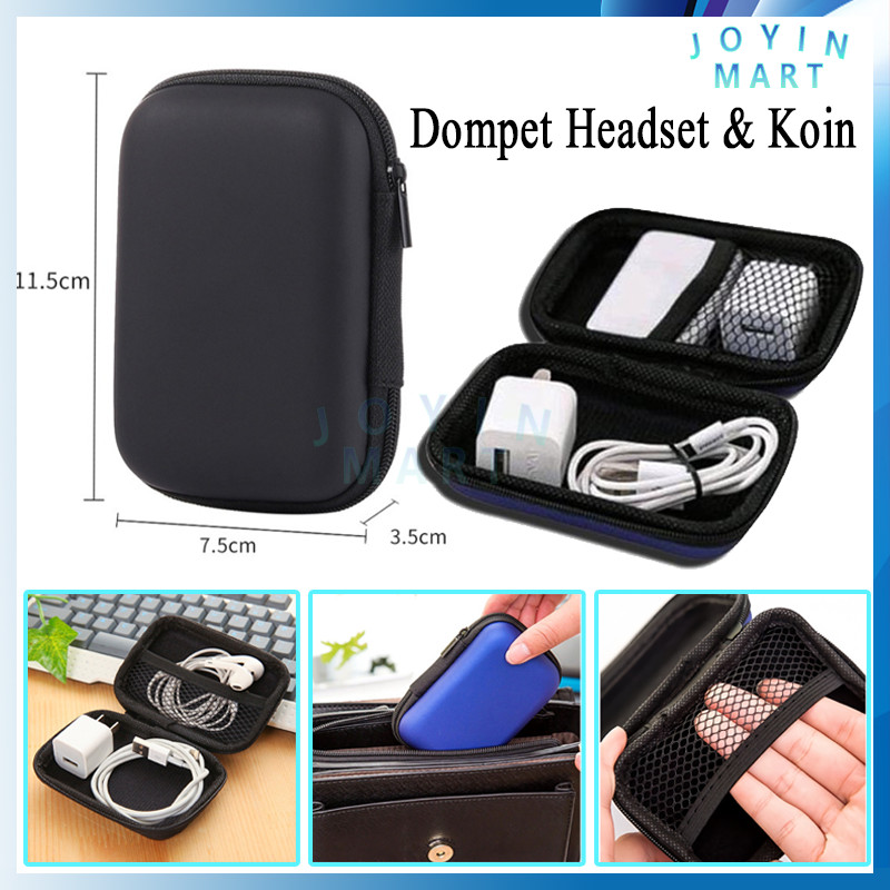 Jual Case Organizer Kabel Headset/Pouch Headset Multifungsi Dompet ...