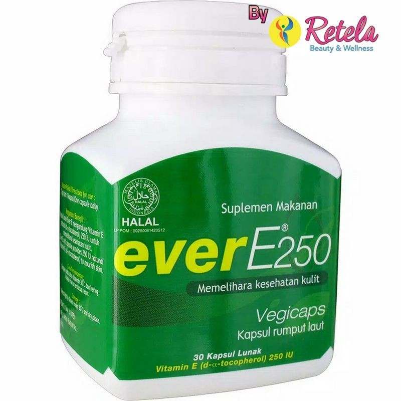 Jual EVER E 250 IU ( 1 BOTOL ISI 30 SOFT CAPSULE) | Shopee Indonesia