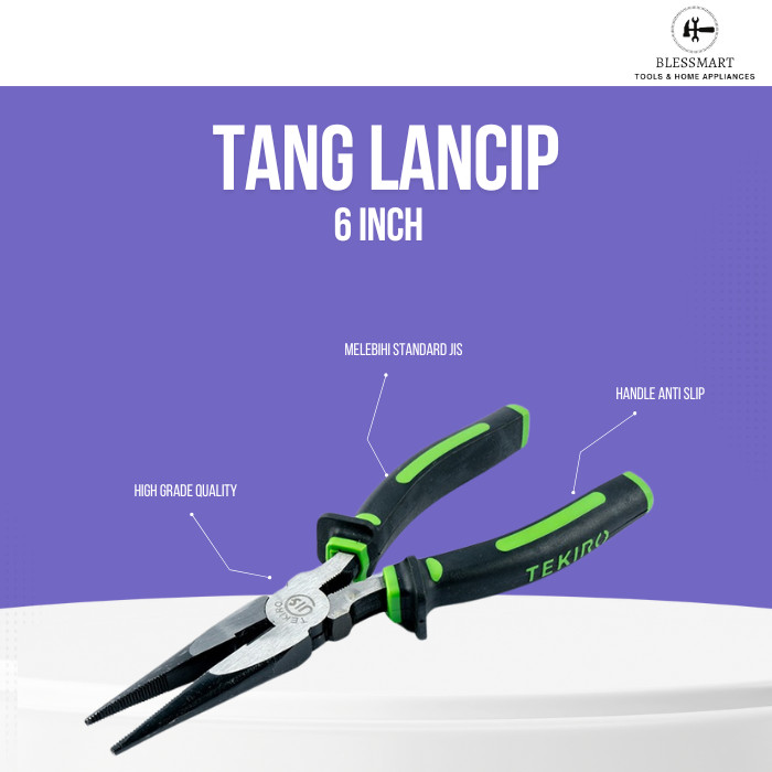 Jual Tekiro Tang Lancip 6 Inch / Tekiro Tang Cucut | Shopee Indonesia