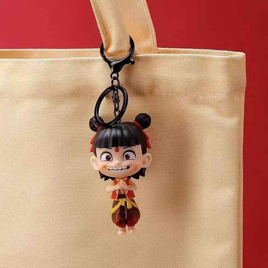 Jual Nezha: Patung Anak Laut Boneka Periferal Gantungan Kunci Gantungan ...