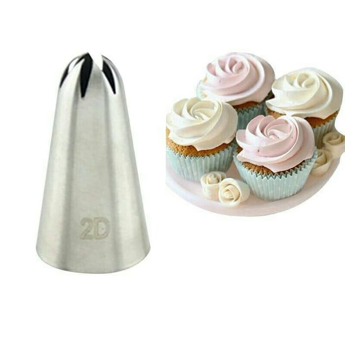 Jual Spuit 2D Star Mawar Wilton KW Import Spuit Kue Spuit Butter Cream ...