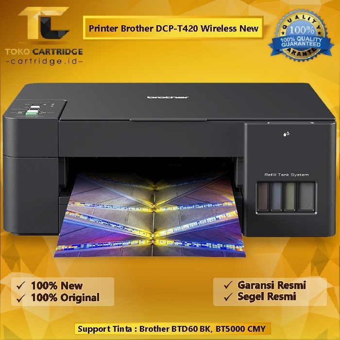Jual Printer Brother DCP-T420W DCP T420W Refill Tank Wireless All-in-One Printer Inktank Ink ...
