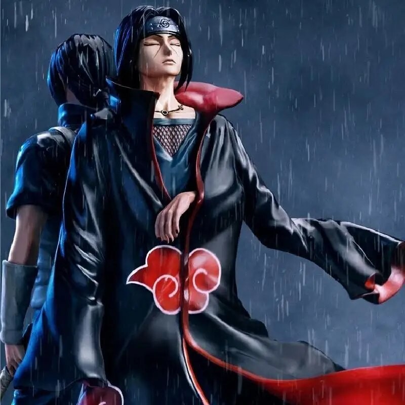 Jual Naruto Anime Figures Uchiha Itachi Akatsuki Super Huge Manga ...