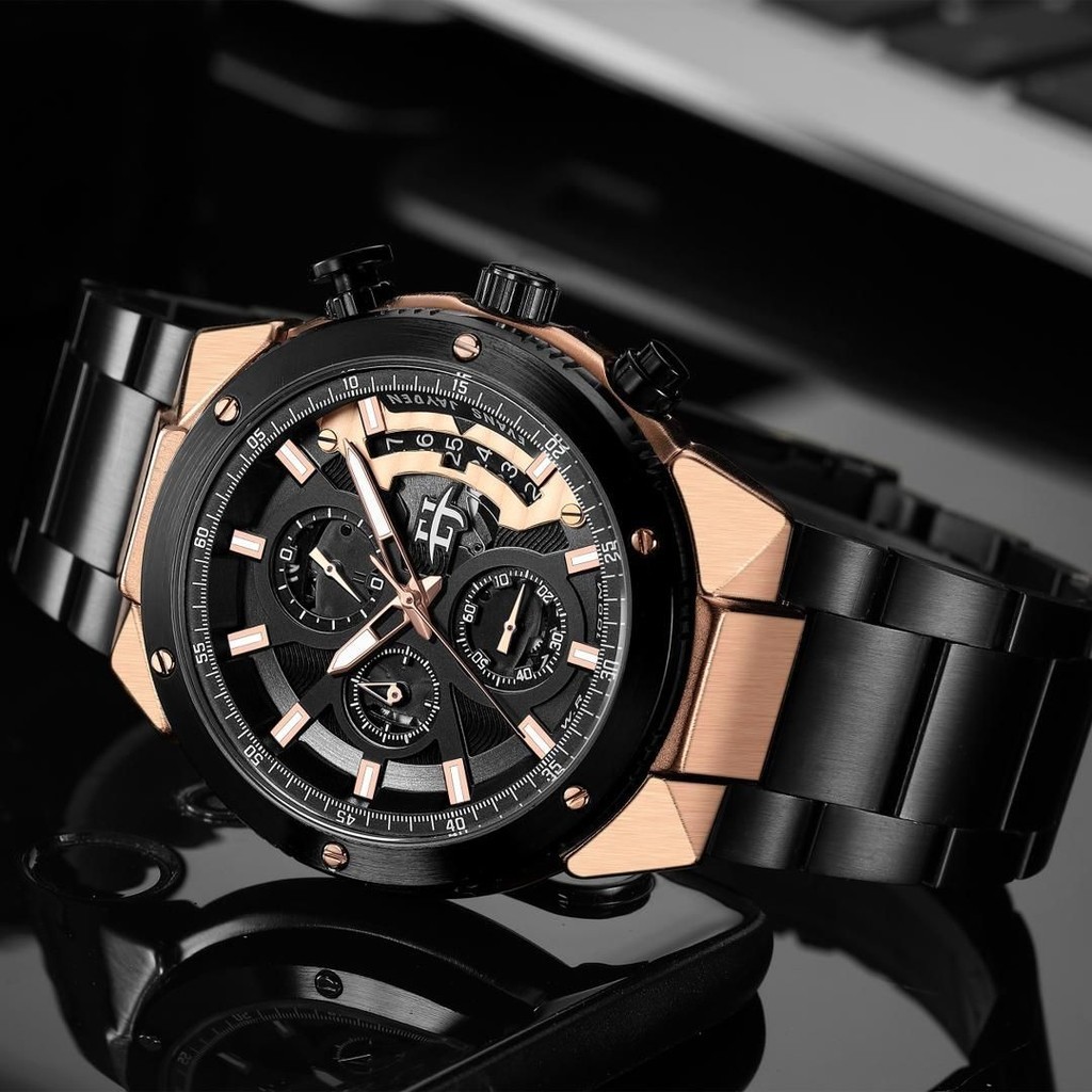 Jual Buy 1 Get 1 !!! Terbaru Evans Jayden Jam Tangan Pria EJ 9562 ...