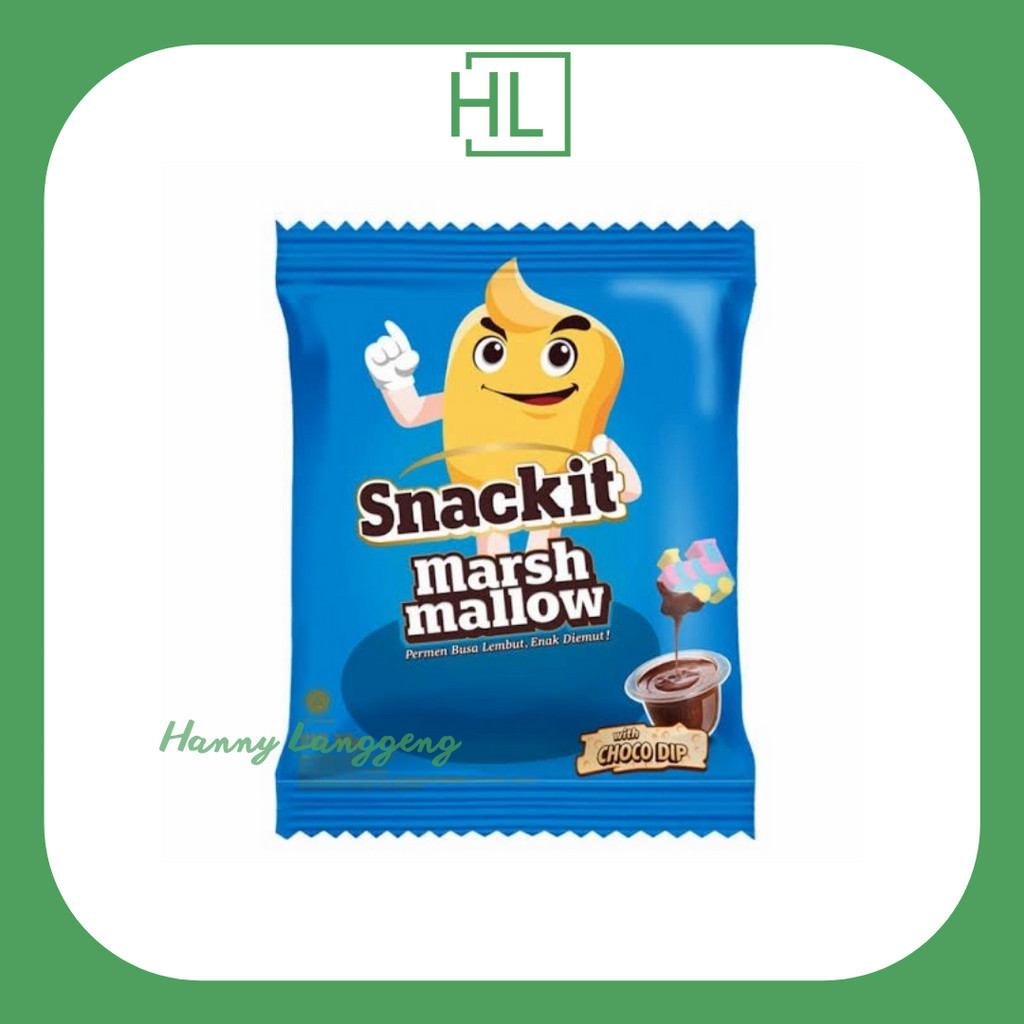 Jual [HL] Kino Snack It Marshmallow with Choco Dip Bee/Car/House Isi 10 ...