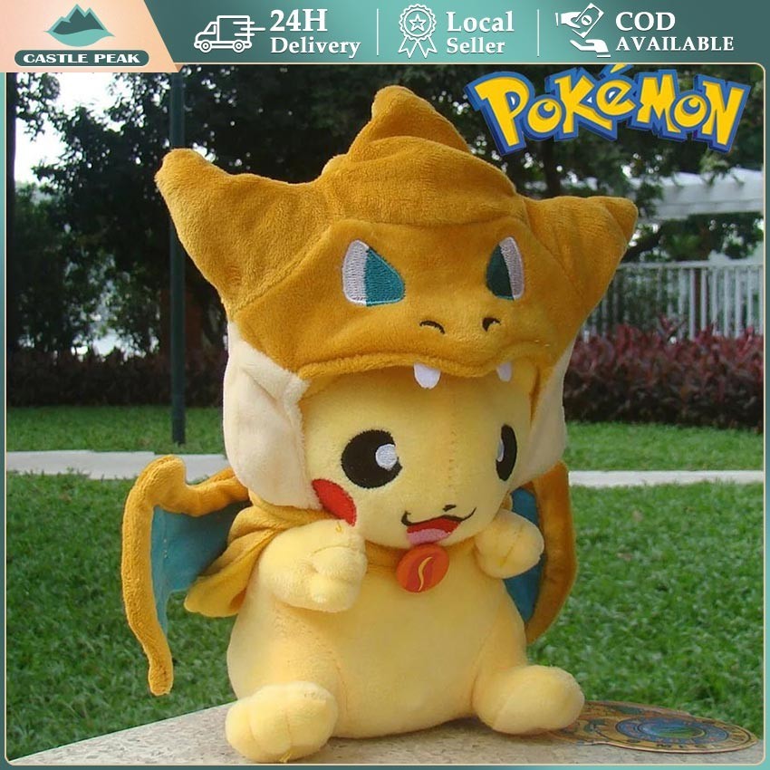 Jual Boneka Pikachu 23cm Charizard Smile Boneka Pokemon New ORI Pokemon ...