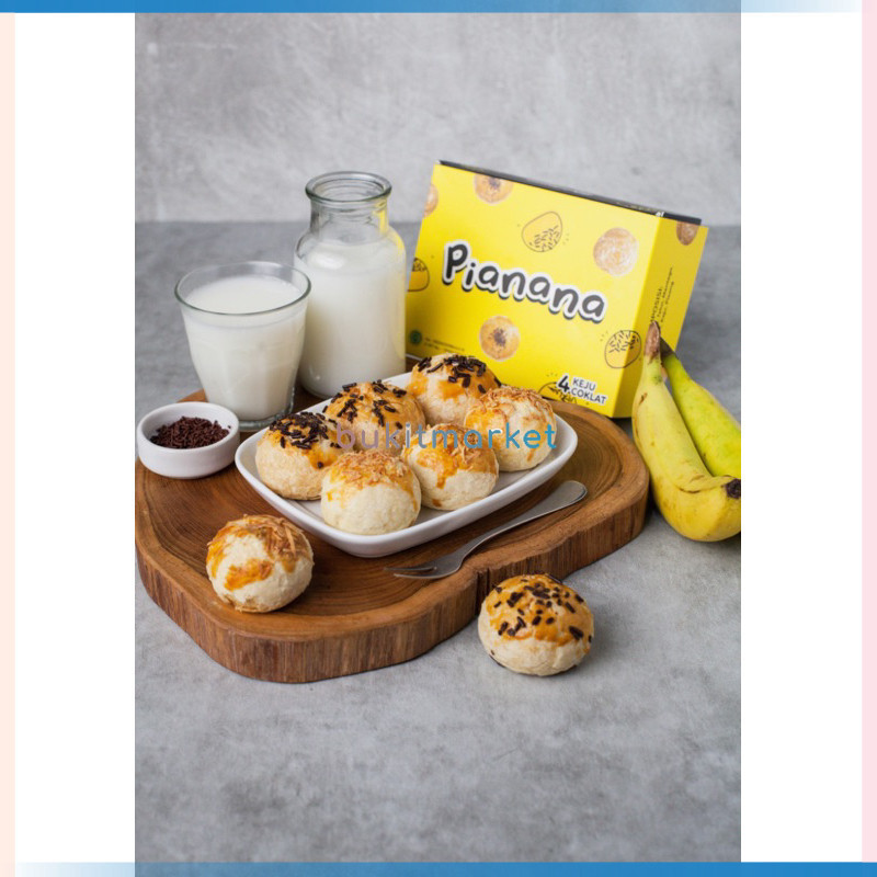 Jual Pianana Bali Banana Cake Crispy Crunchy Pia Bakpia Isi 8 Pc Oleh ...