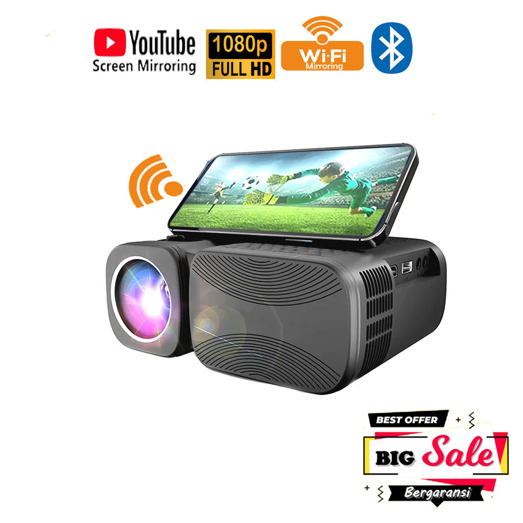 Jual Proyektor Original Garansi 1 Tahun Projector Mini Infocus Proyektor Wifi Proyektor