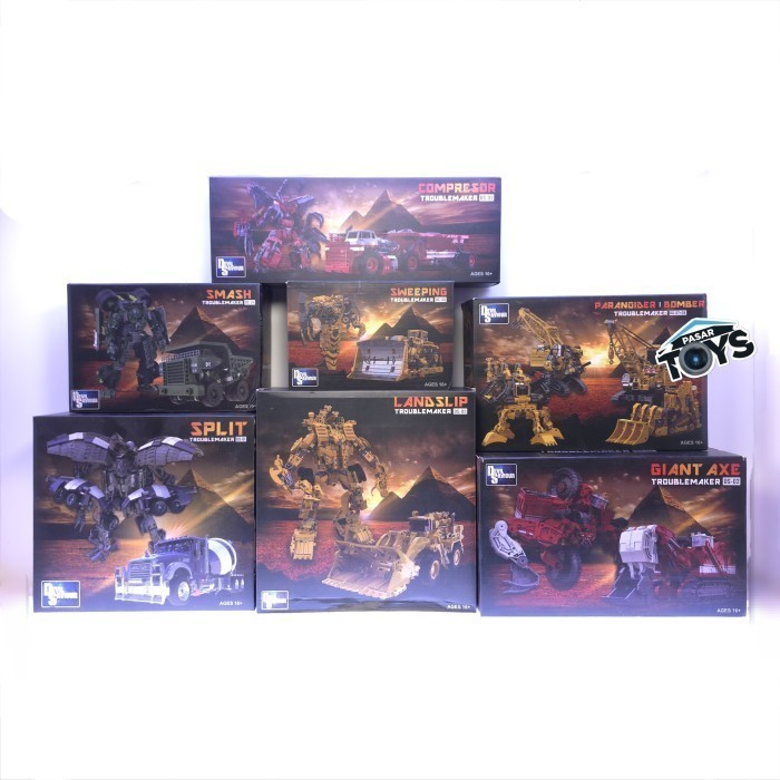 Jual Devil Saviour Troublemaker Constructicons Devastator Full Set ...
