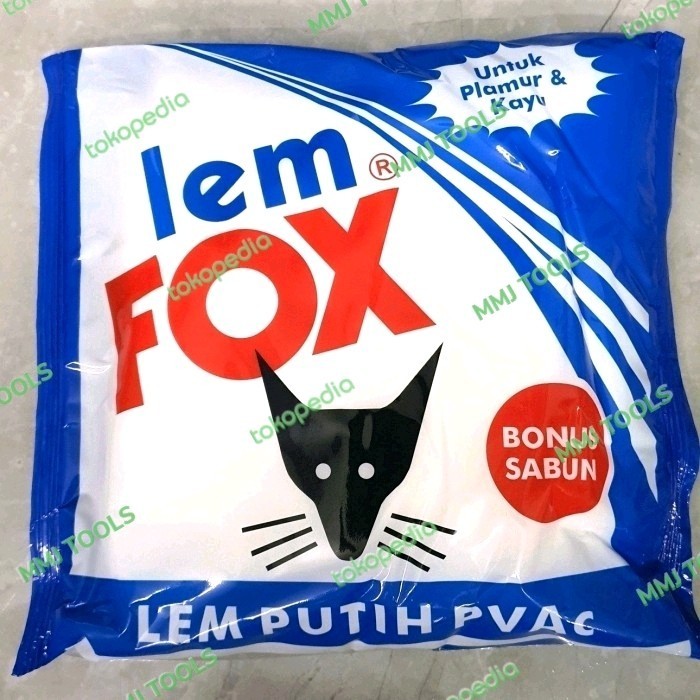 Jual Lem Fox Putih bungkus biru Lem Fox Kayu Texture Plamur | Shopee ...