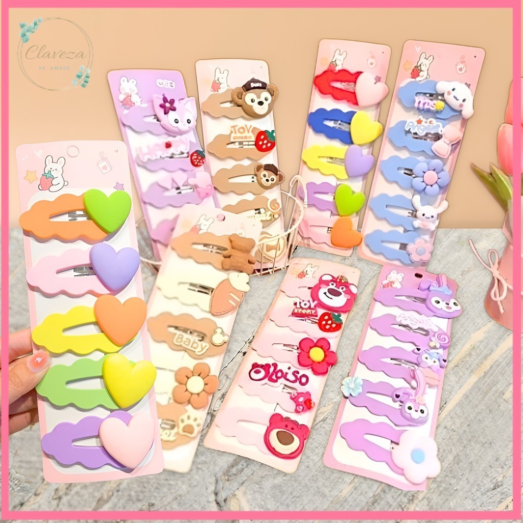 Jual Jepit Rambut Anak Karakter Lucu Aksesoris Rambut Lucu Karakter Korean Fashion Cinnamoroll ...
