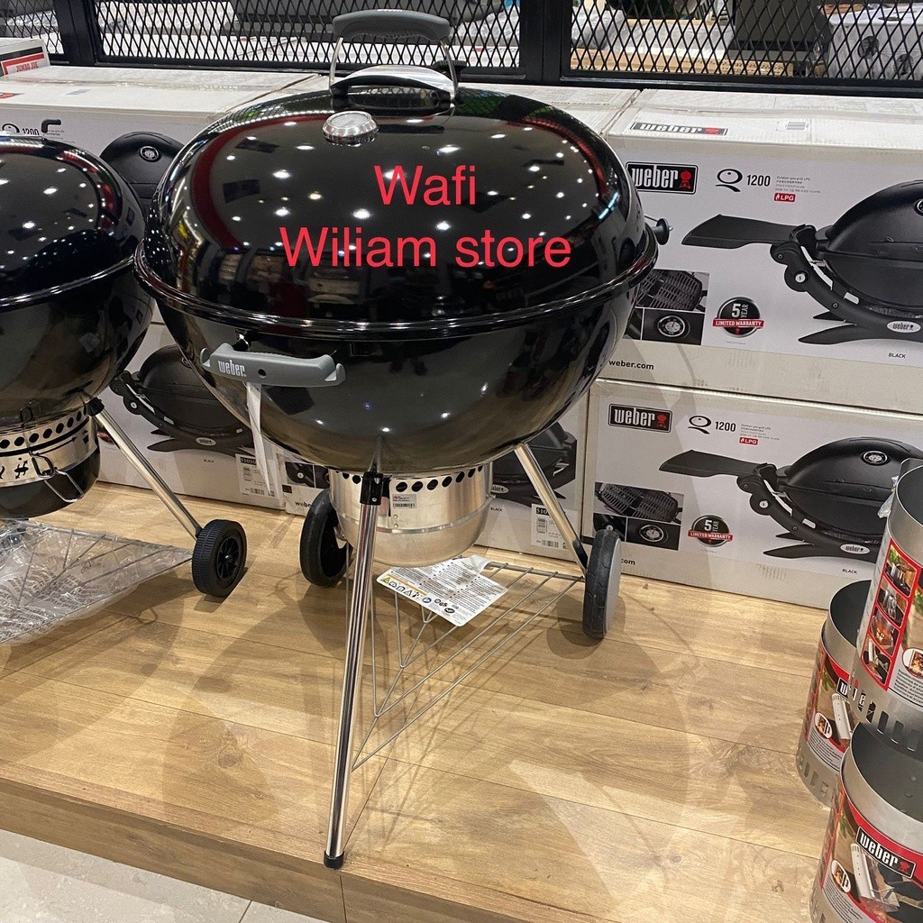 Jual Weber Pemanggang Arang Daging Ayam Sate Grill BBQ 22 inch / BBQ ...