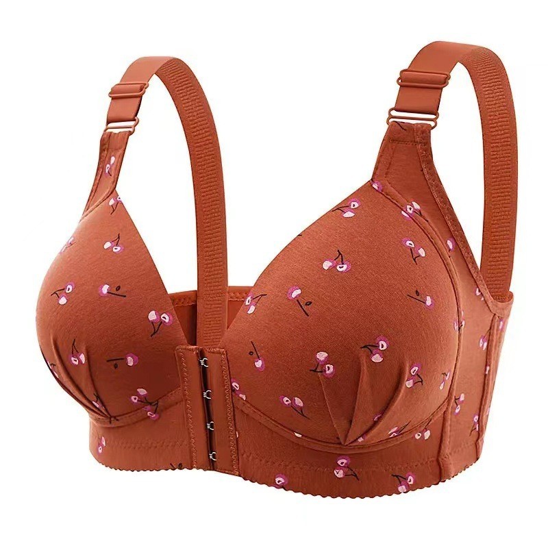 Jual SEXYLADIES Bra Big Size Kaitan Depan Busa Tipis Tanpa Kawat Motif Bunga size 36-46 | Shopee ...
