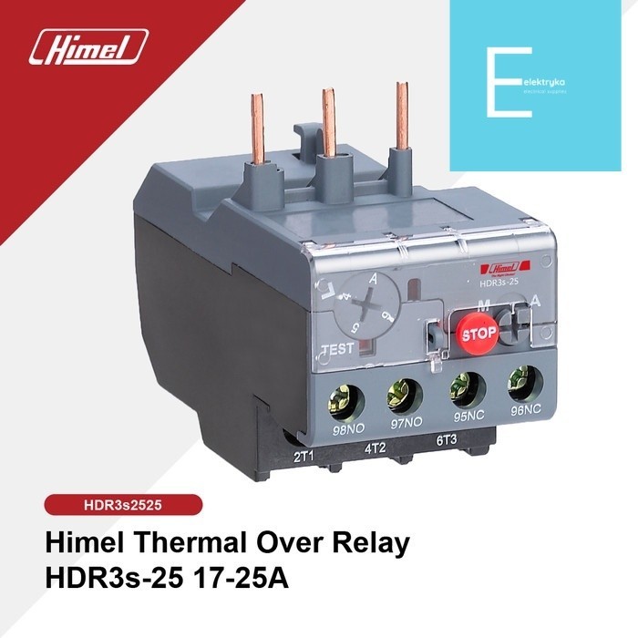 Jual Himel Thermal Overload Relay HDR3s-25 17-25A - HDR3s2525 | Shopee ...