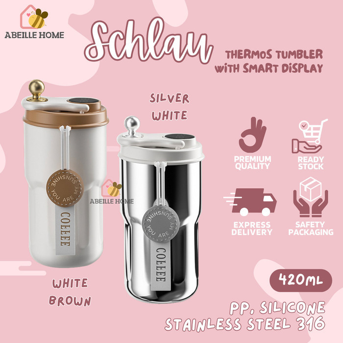 Jual Botol Minum SCHLAU Tumbler Termos Vacuum Stainless Suhu Smart ...
