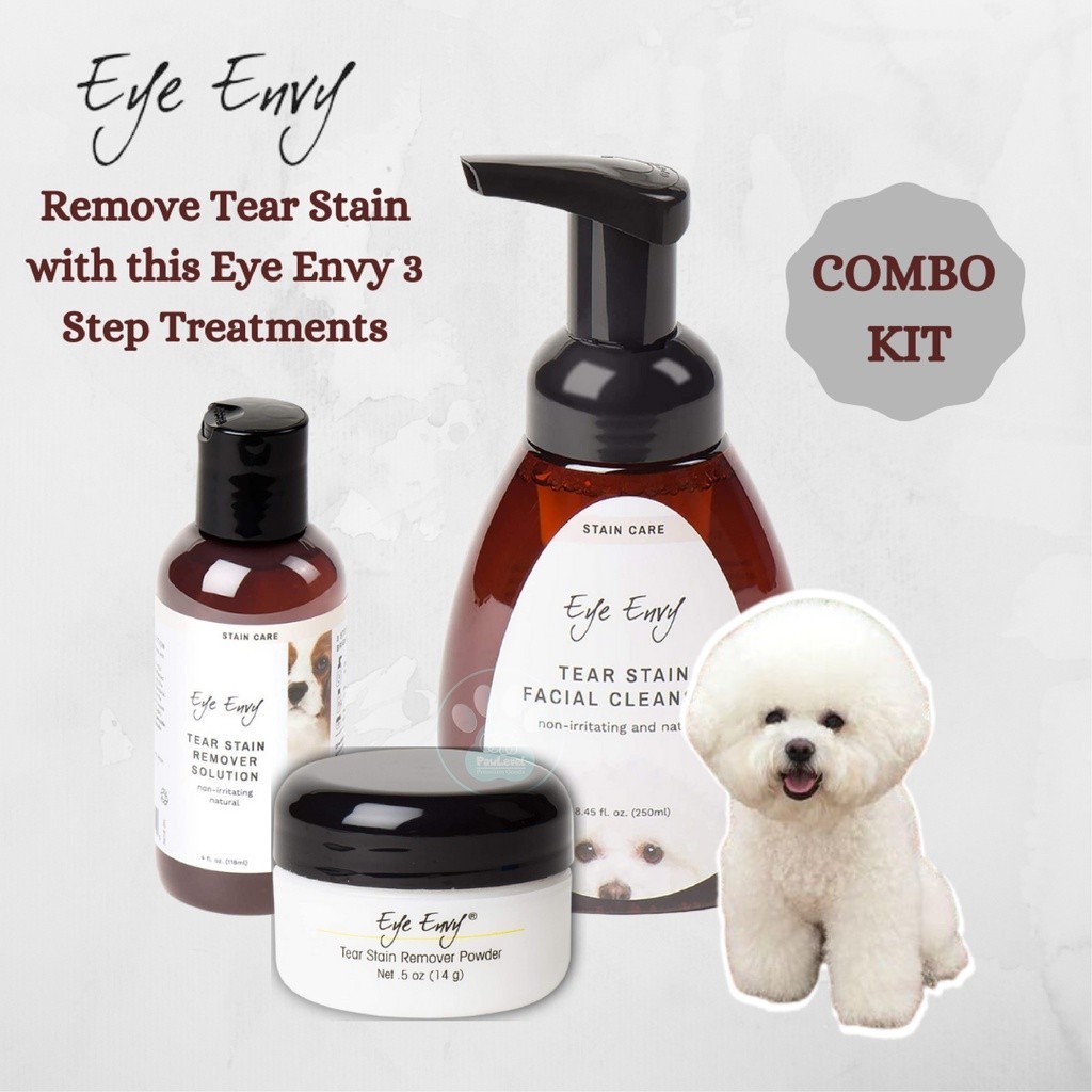 Jual Eye Envy 3 Step Tear Stain Remover Kit - Pembersih Mata Anjing ...