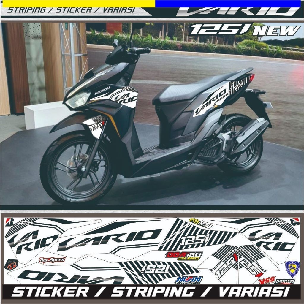 Jual VARIASI / striping stiker motor vario gn2 125 new 2023 2024 ...