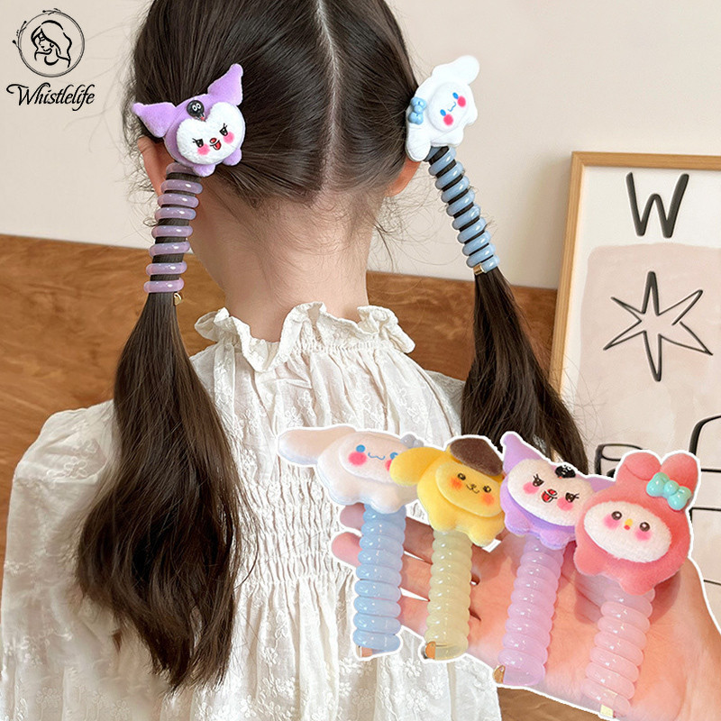 Jual COD Ikat Rambut Spiral Lucu Anak-anak Pita Rambut Korea Bergulir ...