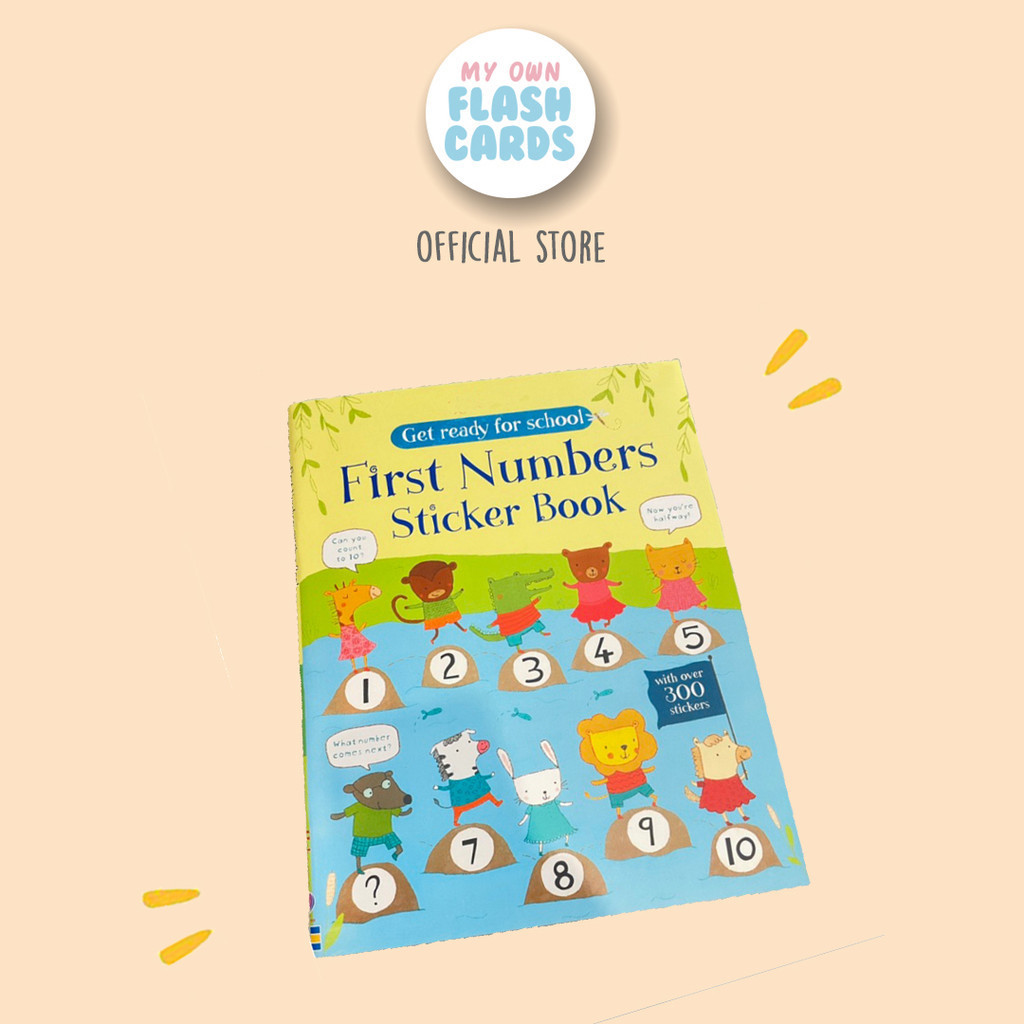 Jual First Numbers Get Ready for School - Sticker Book Activity ...