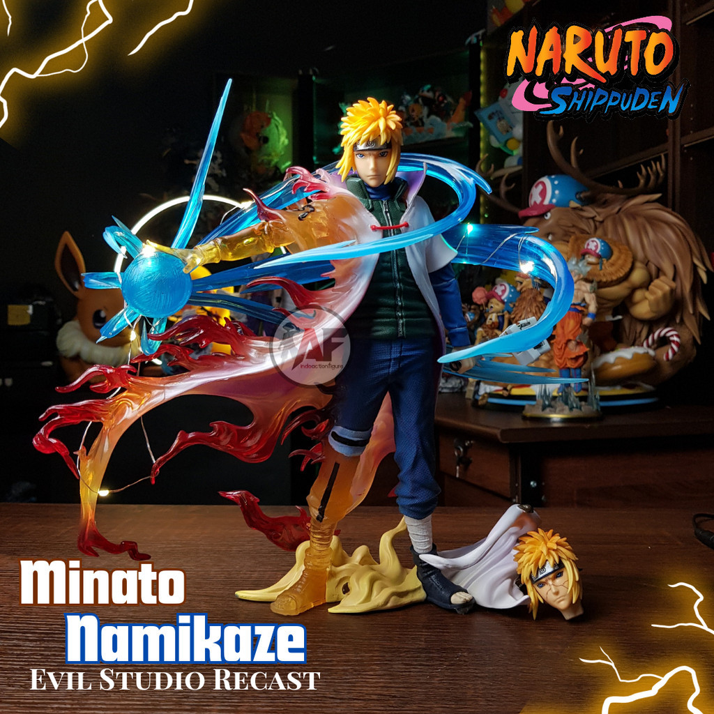 Jual Action Figure Statue Naruto Namikaze Minato Evil Studio design ...