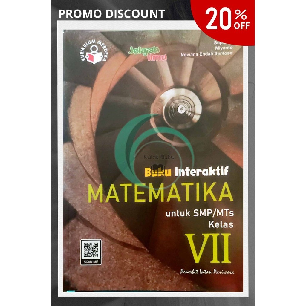 Jual BUKU PAKET INTERAKTIF MATEMATIKA SMP KELAS 7 PENDAMPING KURIKULUM MERDEKA INTAN PARIWARA ...