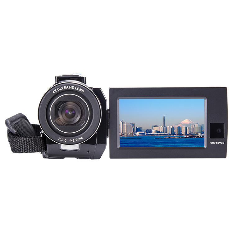 Jual Perekam video kamera 4k zoom digital HD lensa ganda wifi perekam ...