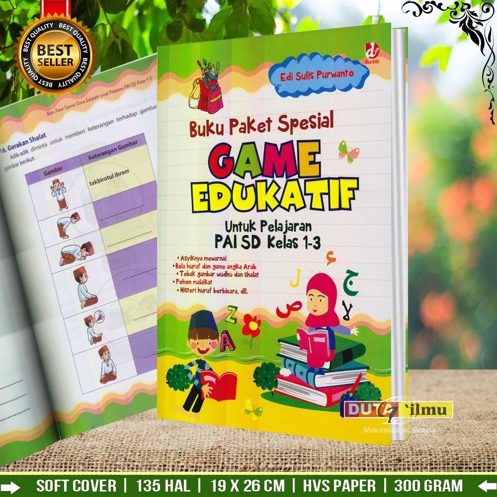 Jual Buku Paket Spesial GAME EDUKATIF Untuk Pelajaran PAI SD Kelas 1-3 ...