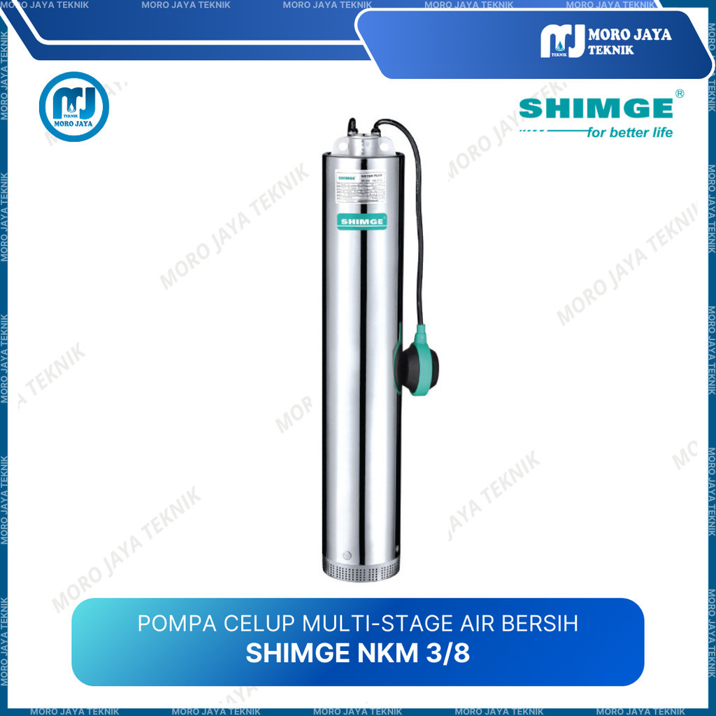 Jual Shimge Pompa celup Multi-Stage Air bersih NKm 3/8 | Shopee Indonesia