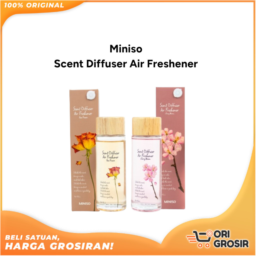 Jual ORI Grosir MINISO SCENT DIFFUSER 95mL Sakura Reed Diffuser Flower ...