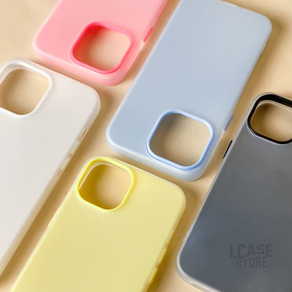 Jual ICase_Store 2in1 Jelly Case Frosted Softcase iPhone 11 Pro Max 12 ...