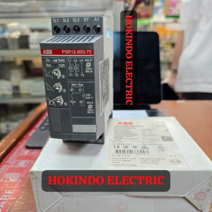 Jual ABB PSR12-600-70 SOFTSTARTER ABB 5.5KW 12A 3PHASE MOTOR SOFT STARTER ABB 1SFA896106R7000 ...