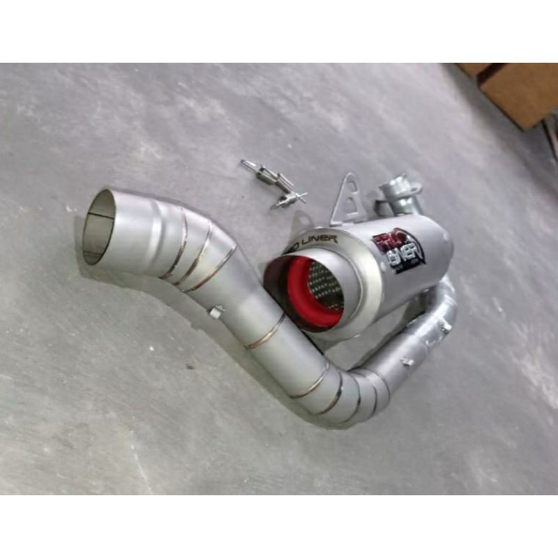 Jual knalpot racing proliner tr1 short untuk matic vario beat mio nmax ...