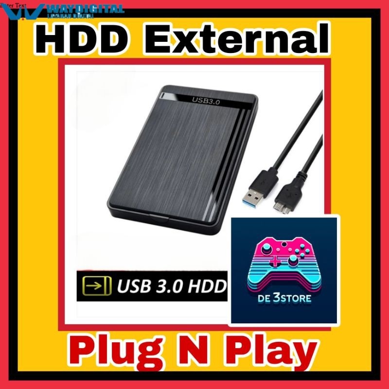 Jual hardisk HDD 1 TB external pc laptop full | Shopee Indonesia