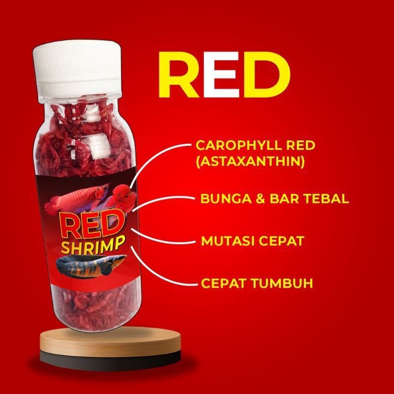 Jual Udang Kering pakan udang predator channa yellow sentarum maru blue ...