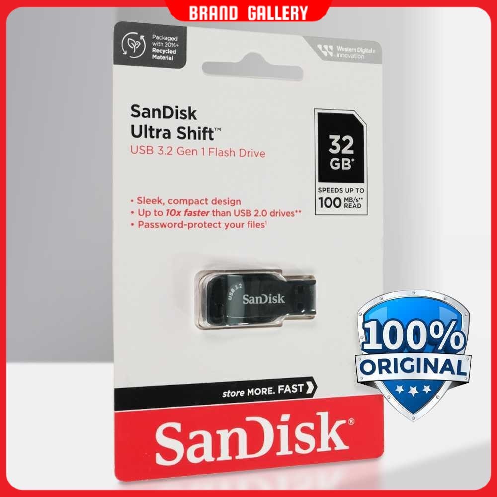 Jual SanDisk Ultra Shift Flashdisk USB Gen 1 - SDCZ410 | Shopee Indonesia