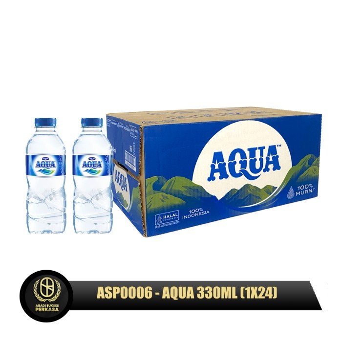 Jual AQUA Botol 330ml - Aqua 330ml Dus -Aqua Botol 330ml 1 Dus isi 24 Botol | Shopee Indonesia