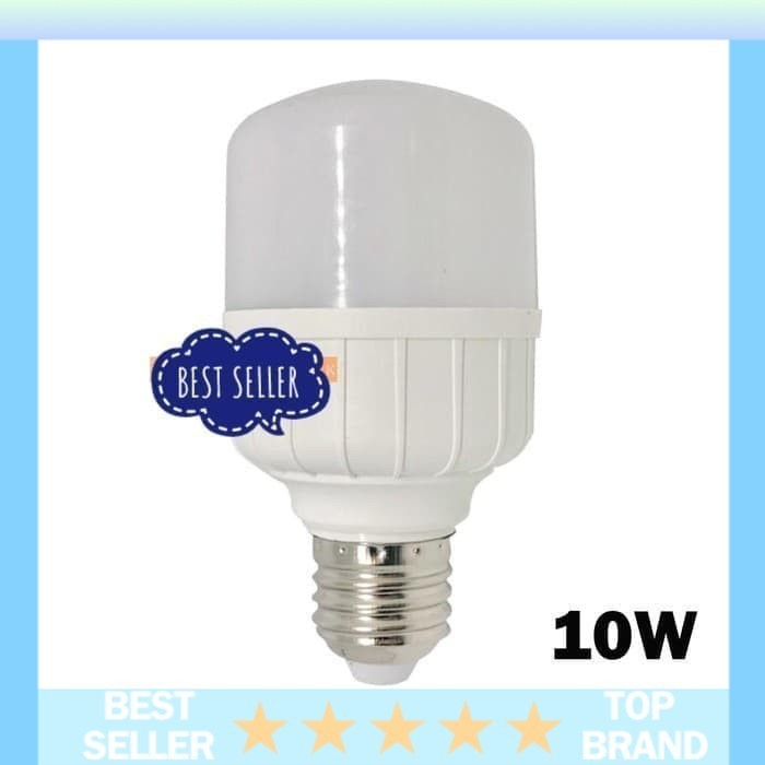 Jual BOHLAM LAMPU LED BULB 10 WATT TABUNG KAPSUL CAHAYA PUTIH | Shopee Indonesia